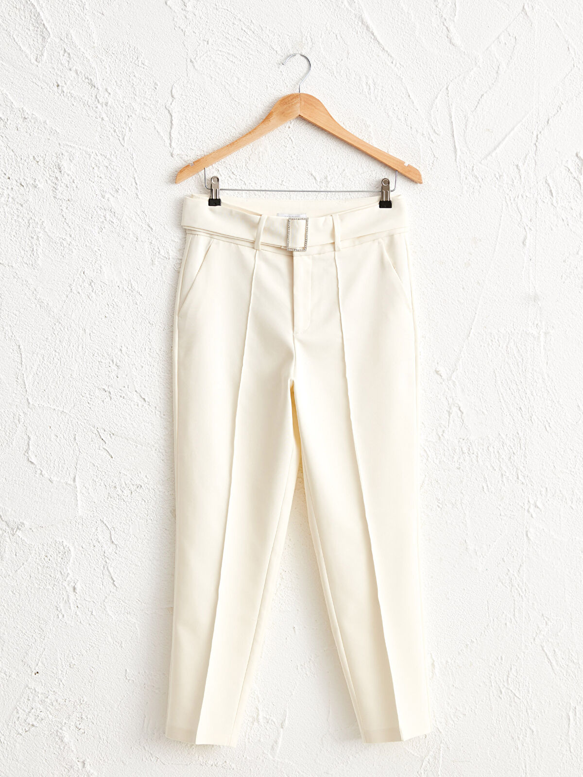 Bilek Boy Kemerli Pantolon