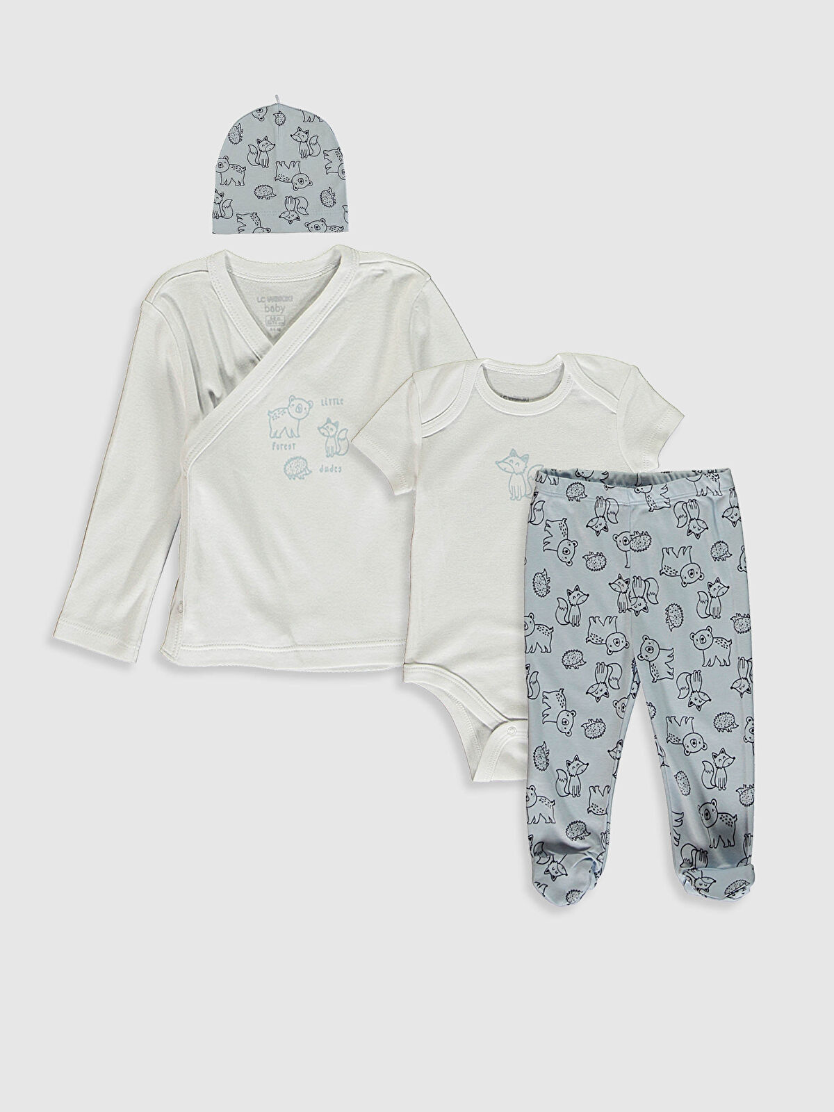 Erkek Bebek Hastane Çıkış Seti