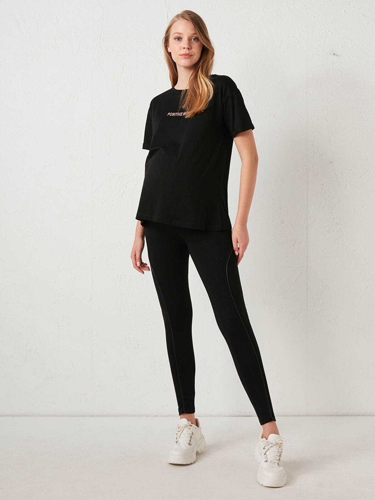 Şerit Detaylı Hamile Tayt Şerit Detaylı Hamile Tayt