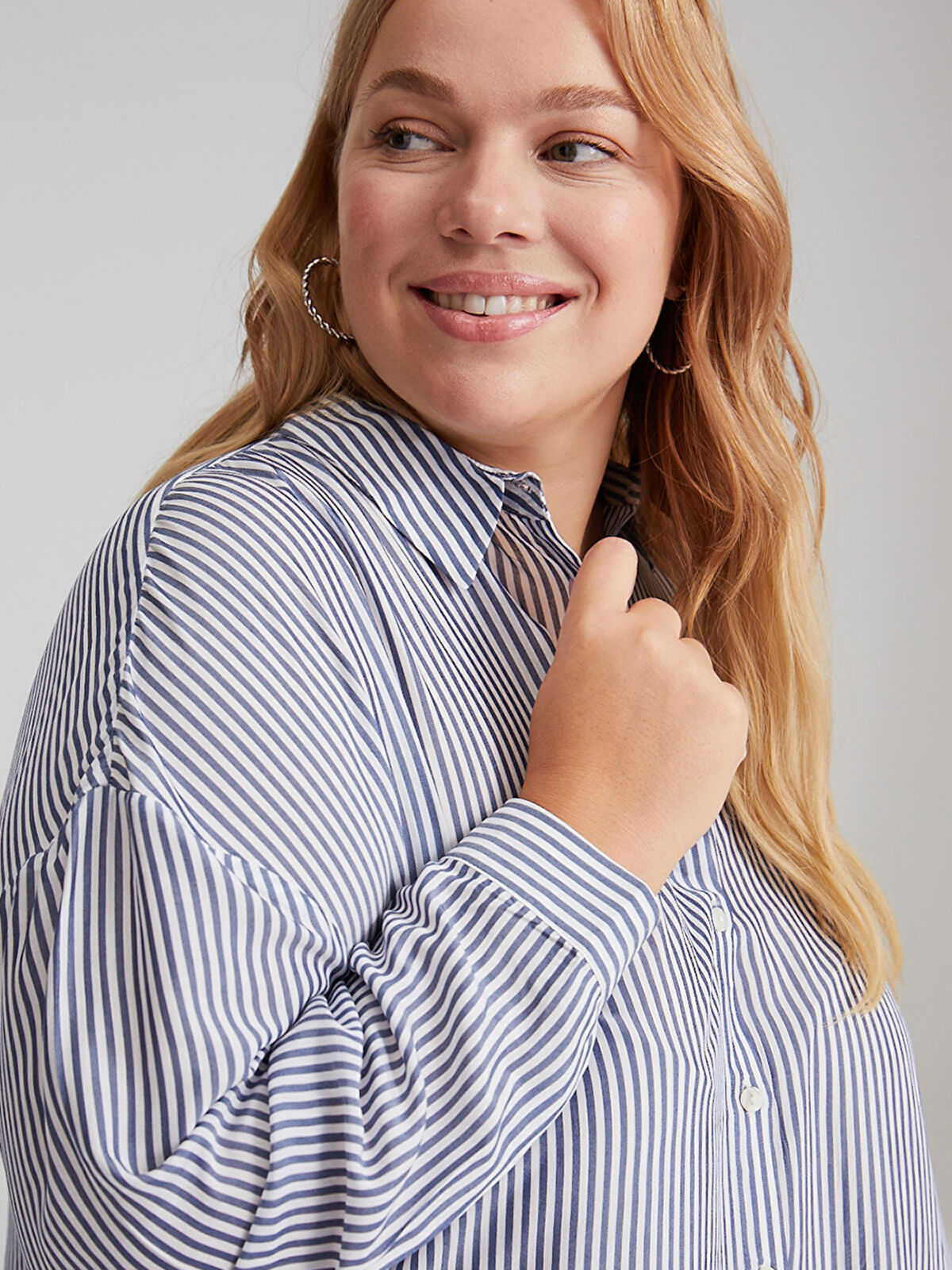 Çizgili Salaş Tunik