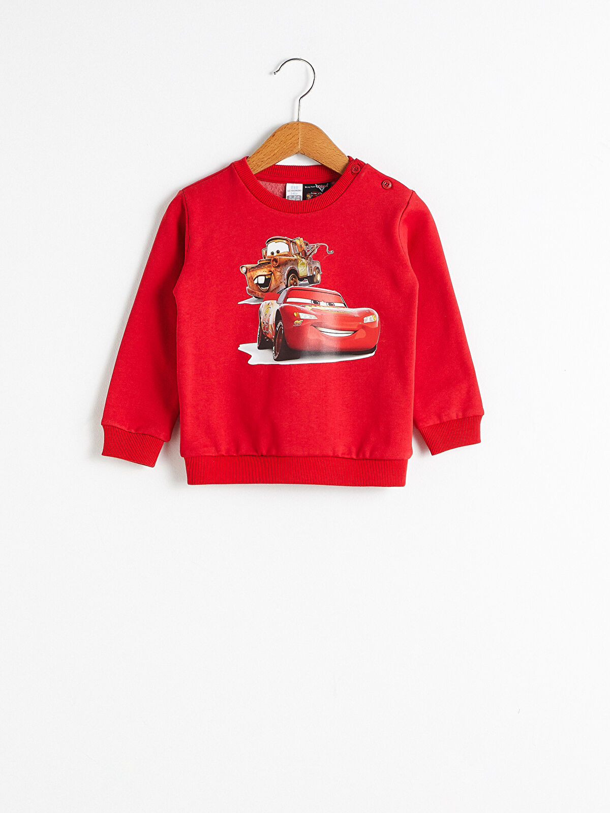 Erkek Bebek Cars Desenli Sweatshirt