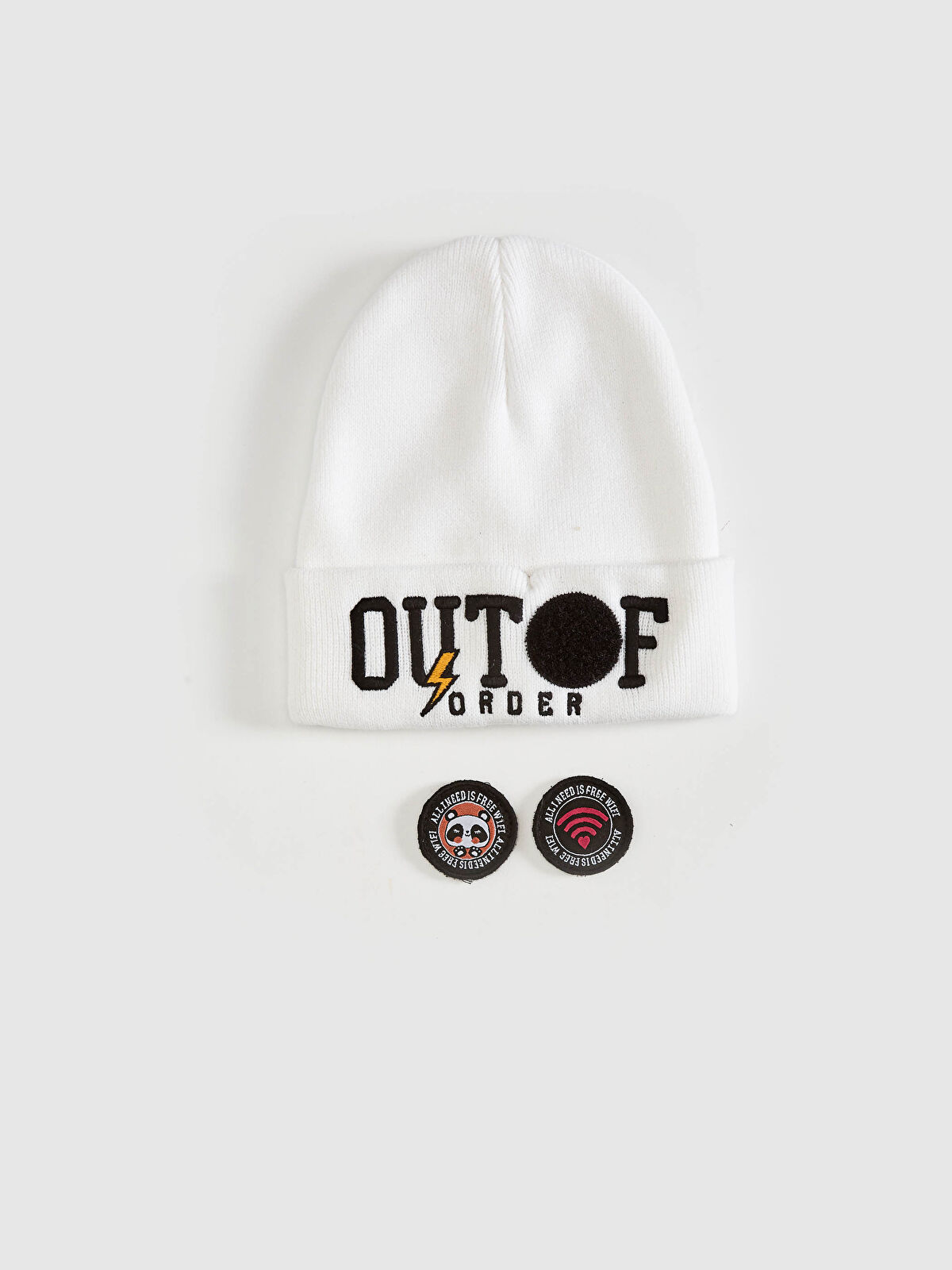 Kız Çocuk Yazı Baskılı Triko Bere