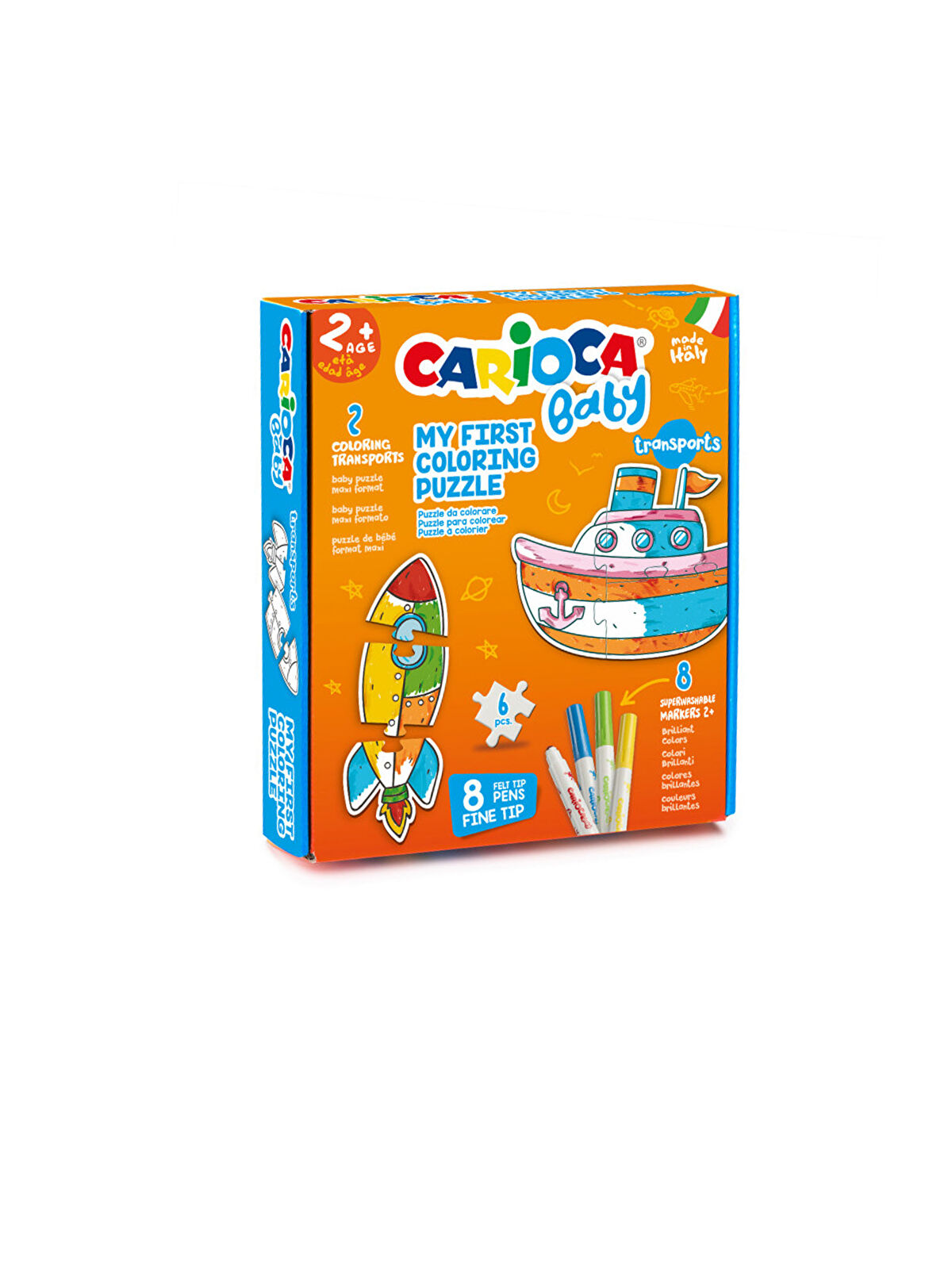Carioca Boyanabilir Bebek Puzzle Taşıtlar Carioca Boyanabilir Bebek Puzzle Taşıtlar