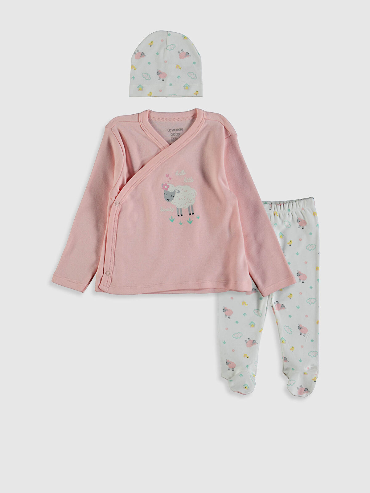 Kız Bebek Hastane Çıkış Seti