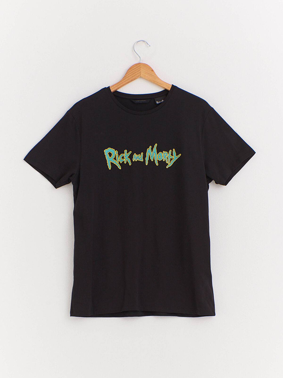 Ricky ve Morty Baskılı Pamuklu Tişört Ricky ve Morty Baskılı Pamuklu Tişört