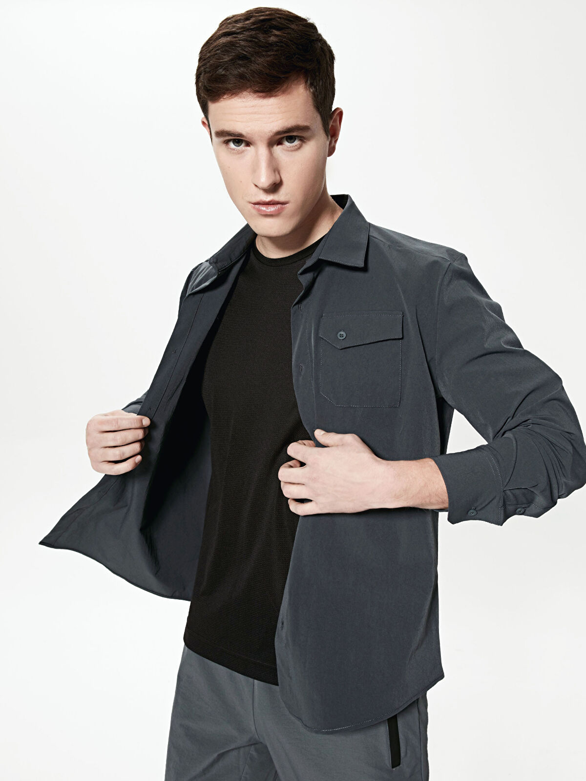 Outdoor Slim Fit Uzun Kollu Gömlek