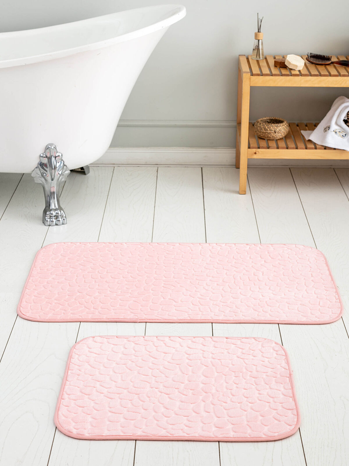 Desenli Banyo Paspası 2'li