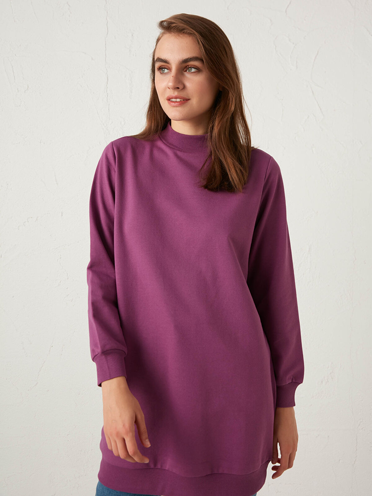 Yarım Balıkçı Yaka Sweatshirt