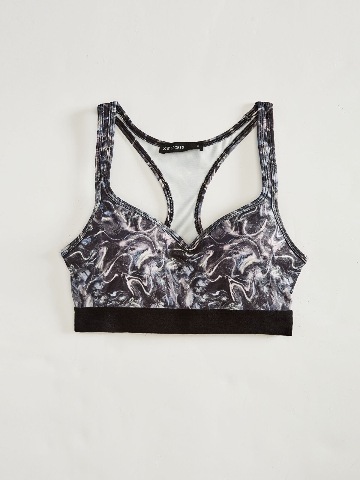 V Yaka Desenli Aktif Spor Kadın Sporcu Yarım Atlet