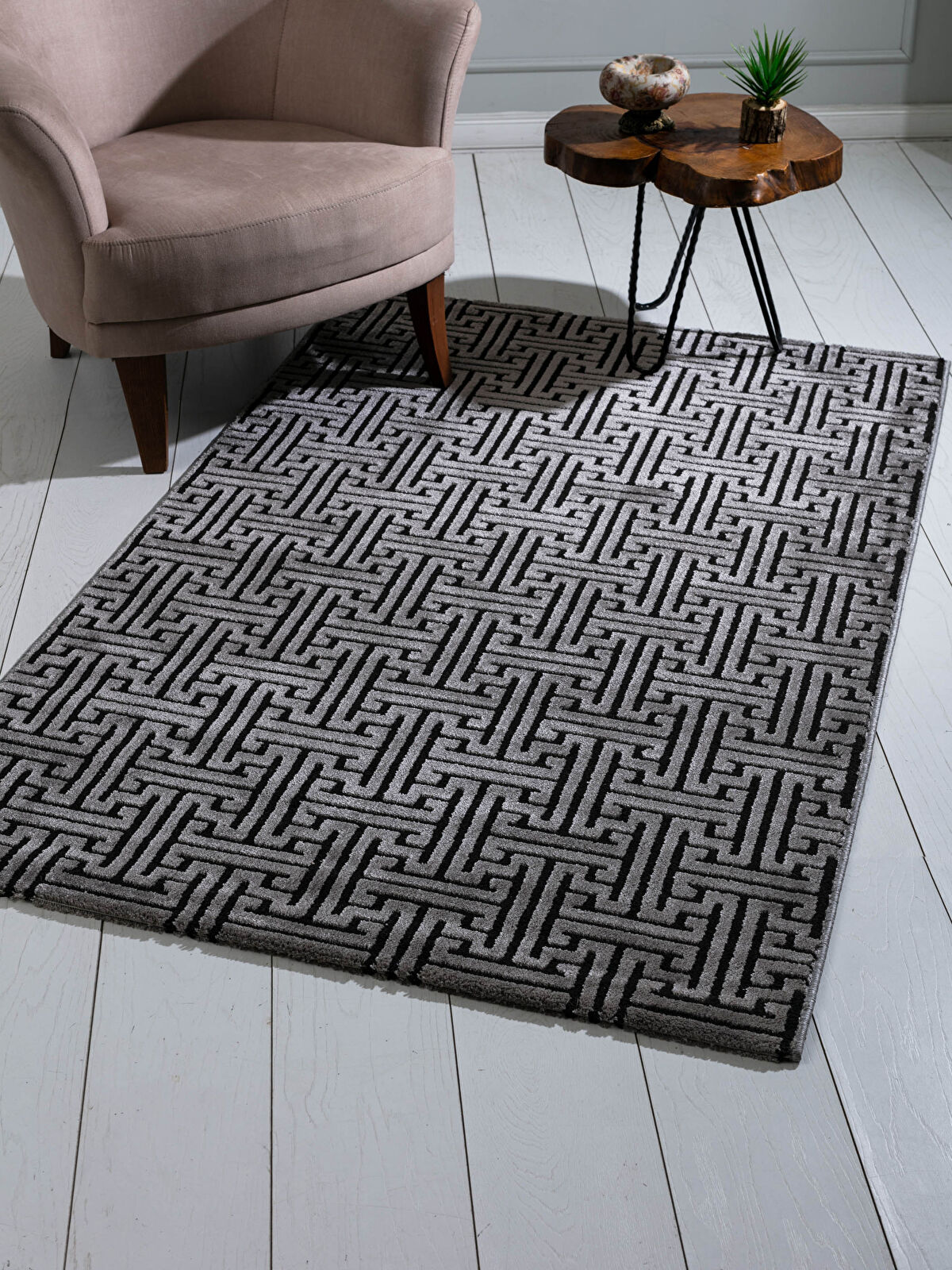 Desenli Jakar Halı Desenli Jakar Halı