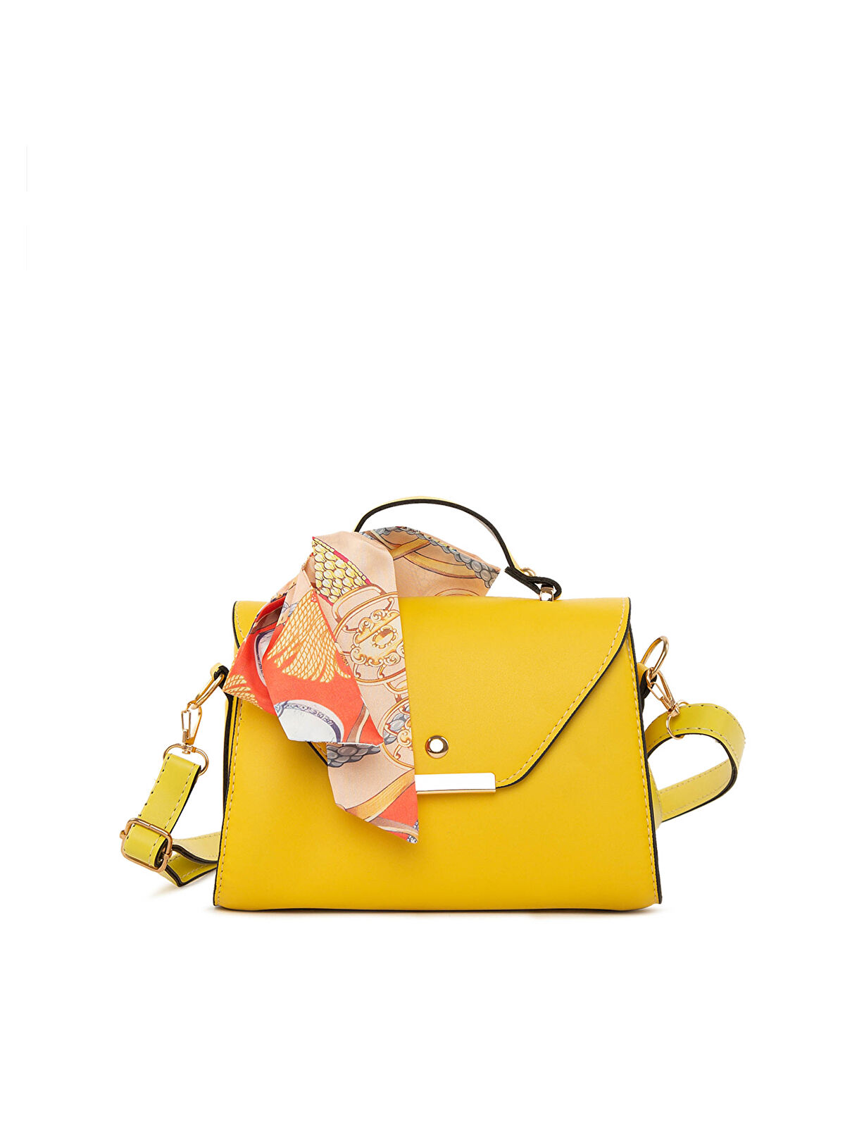 Bagmori Kapaklı Şallı Askılı Çanta