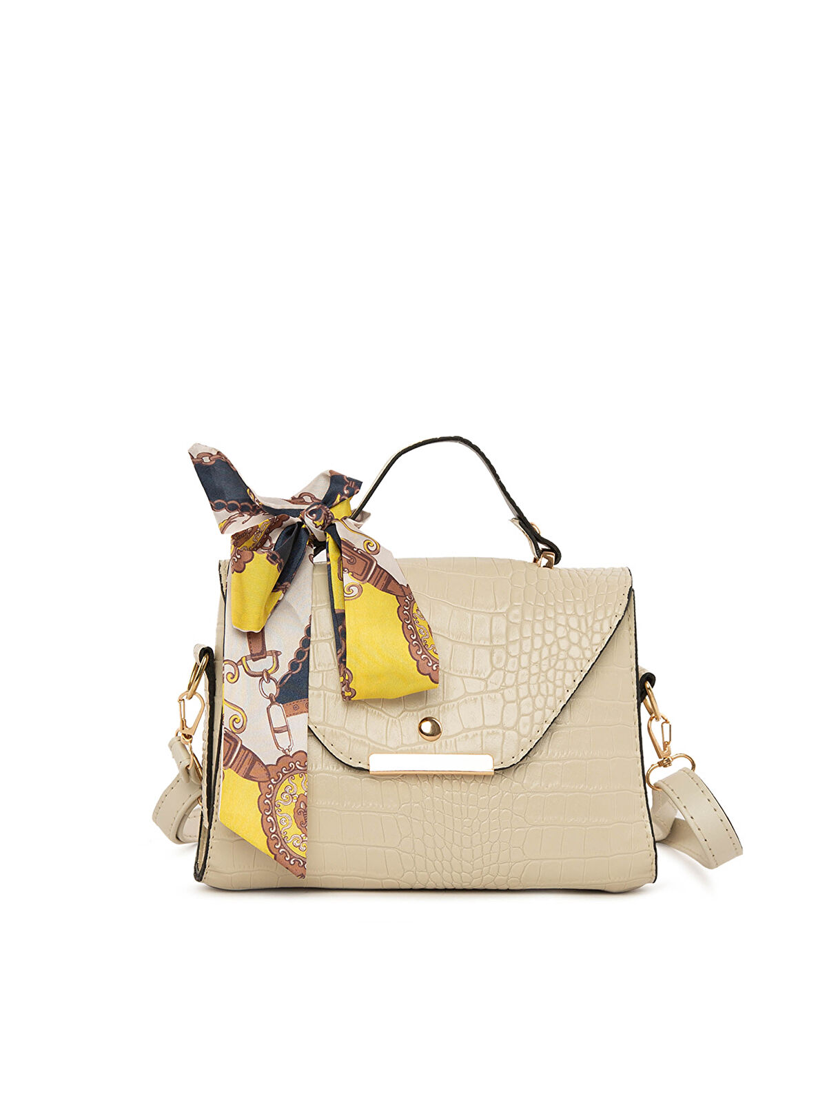 Bagmori Kapaklı Şallı Askılı Çanta