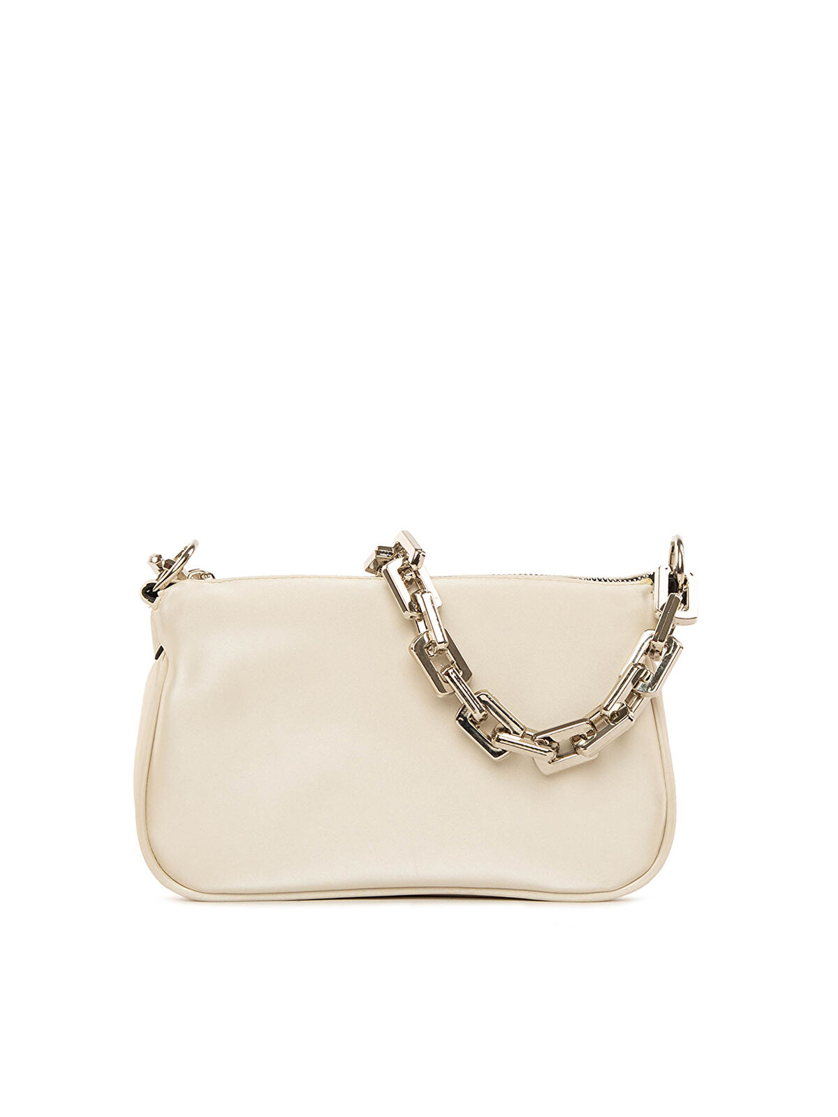 Bagmori Plastik Zincirli Saten Baget Çanta