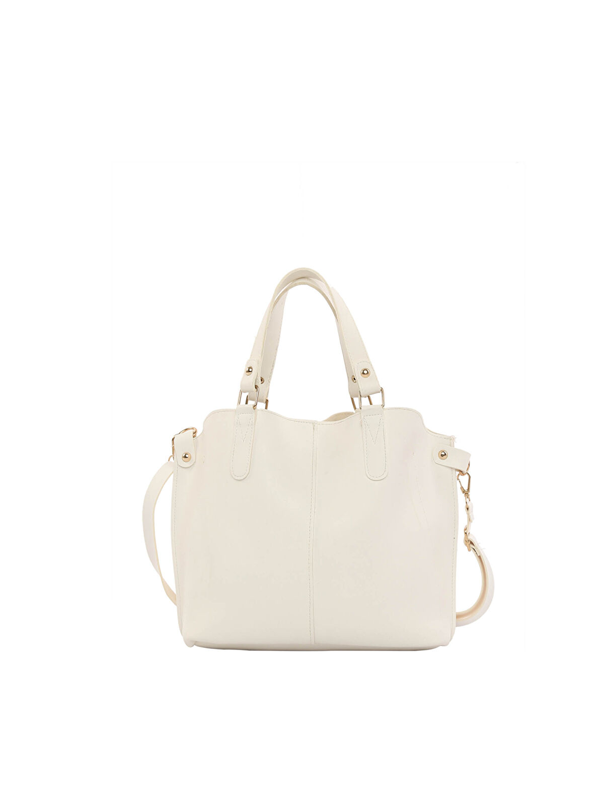 Bagmori Üç Bölmeli Çıtçıt Detaylı Çanta Bagmori Üç Bölmeli Çıtçıt Detaylı Çanta