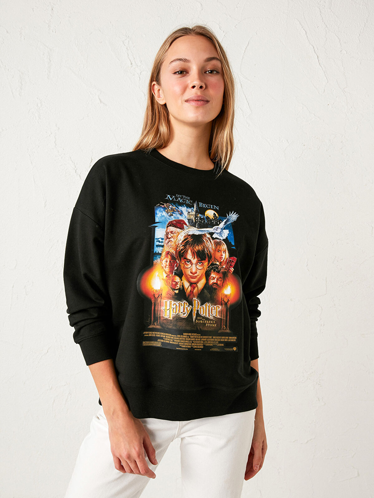 Harry Potter Ve Felsefe Taşı Baskılı Sweatshirt Harry Potter Ve Felsefe Taşı Baskılı Sweatshirt