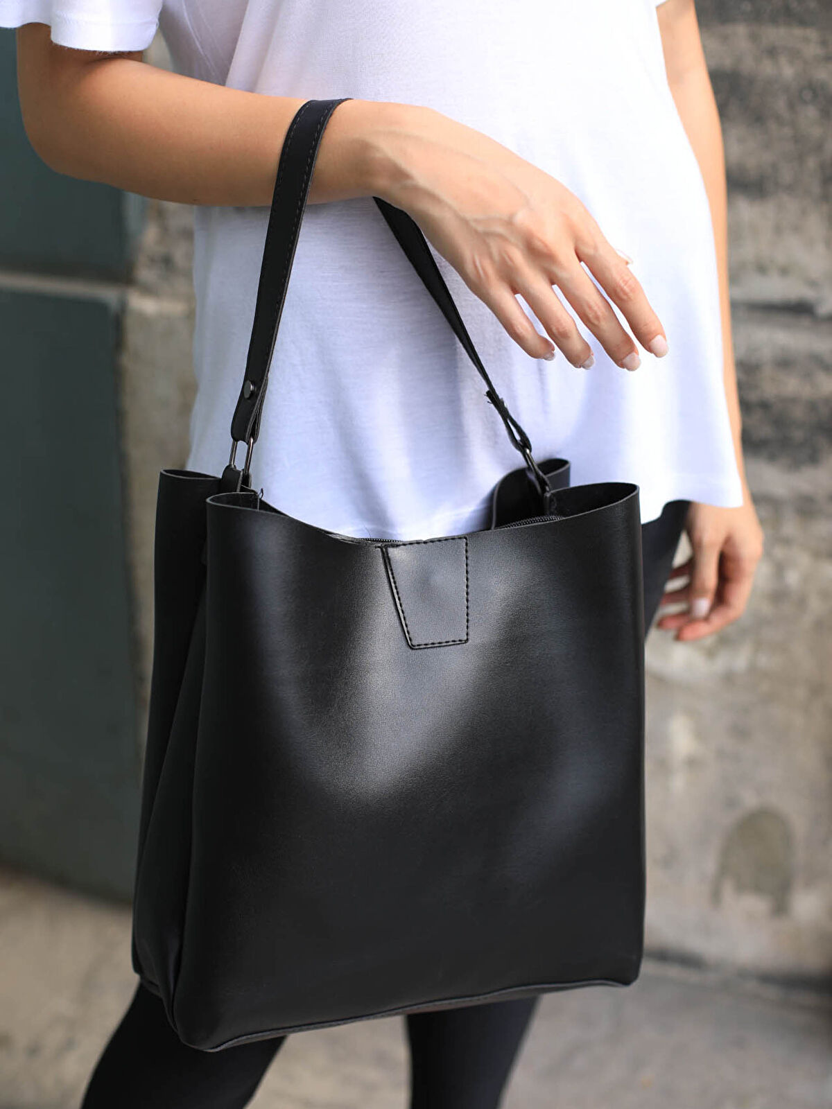 MOON ÇANTA Deri El/Omuz Çantası