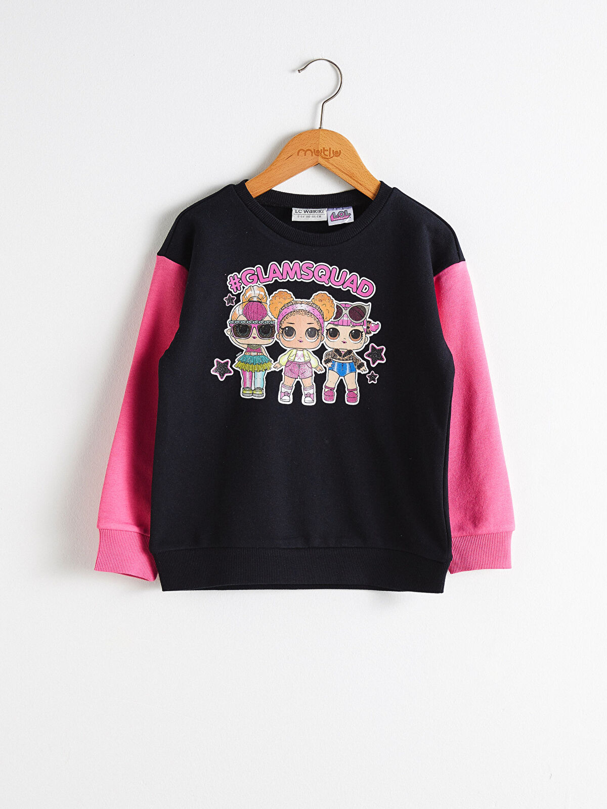 Bisiklet Yaka LOL Surprise OMG Lisanslı Uzun Kollu Kız Çocuk Sweatshirt