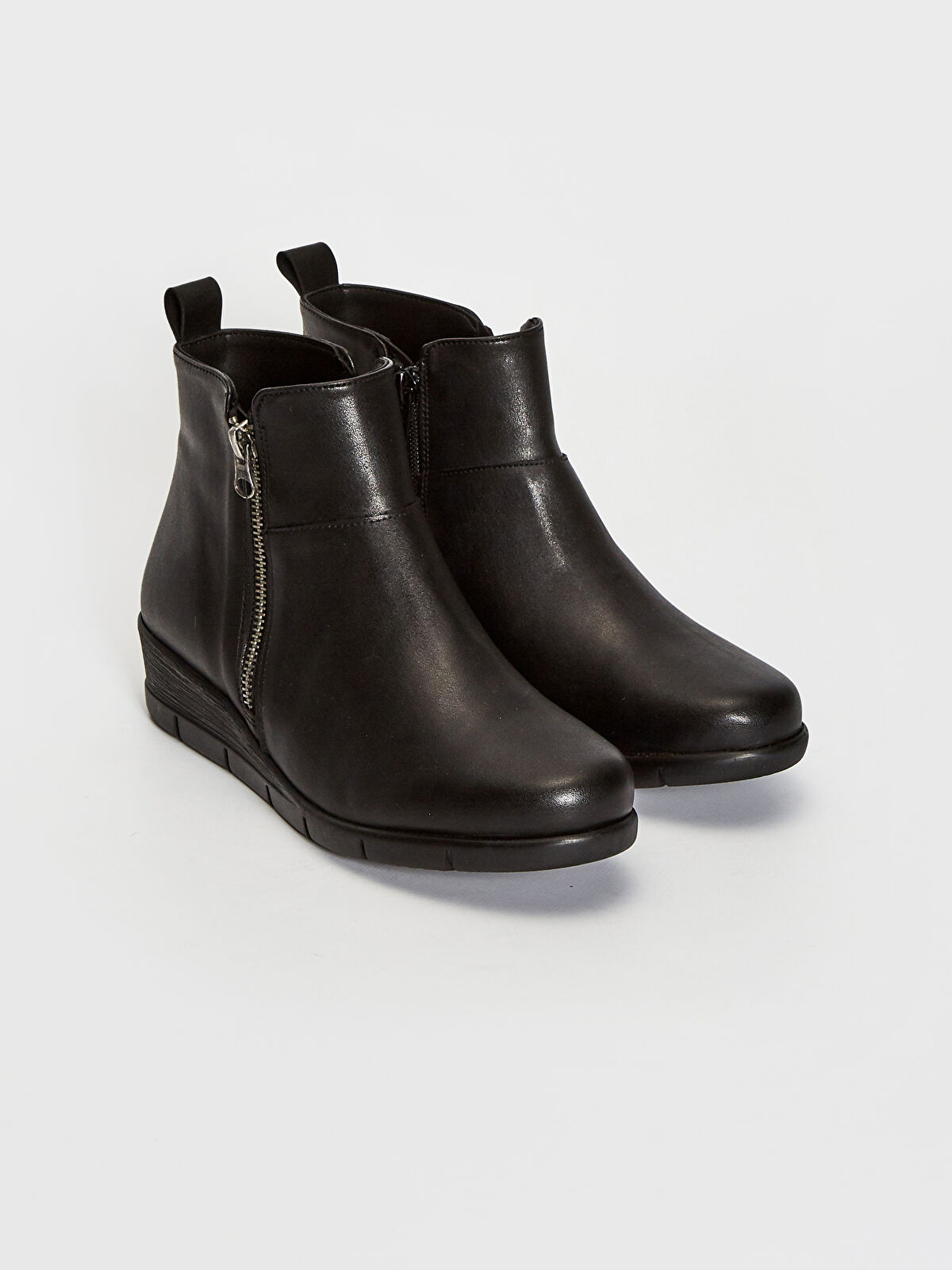 Kadın Deri Görünümlü Bilek Boy Bot