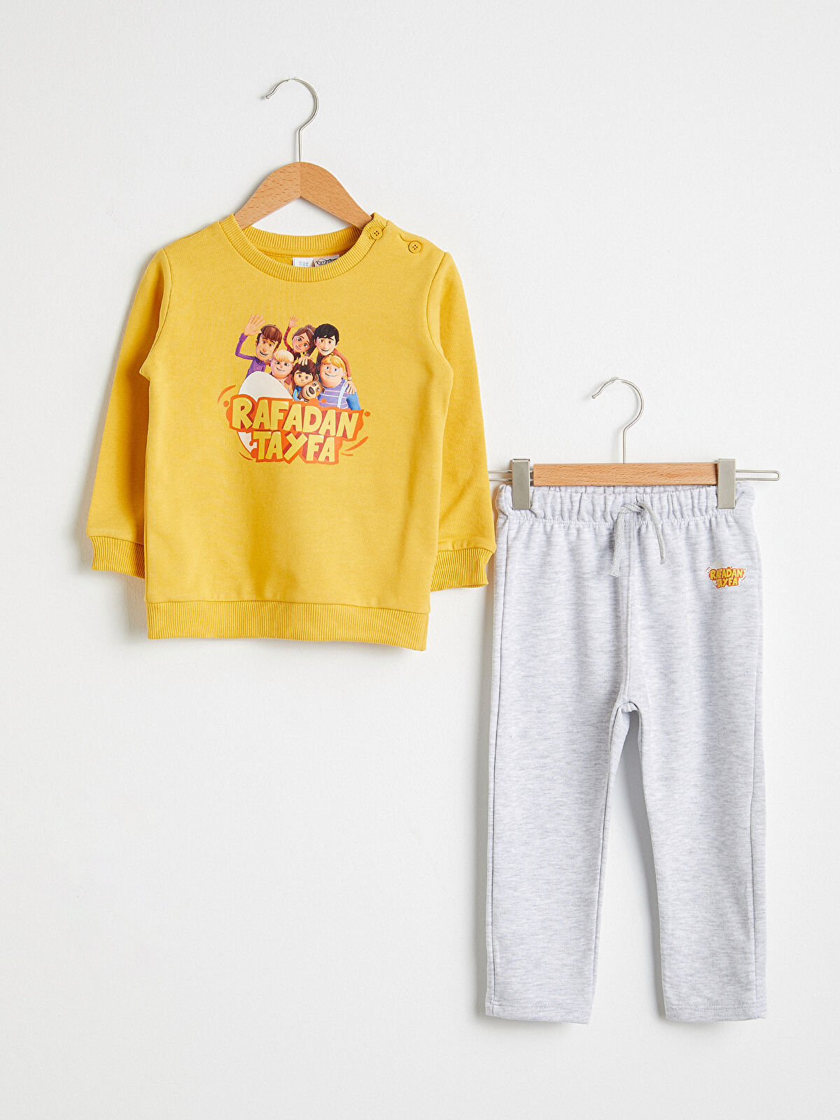 Erkek Bebek Rafadan Tayfa Baskılı Takım