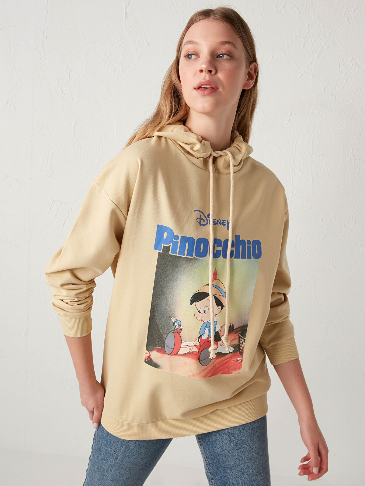 Disney Baskılı Oversize Sweatshirt