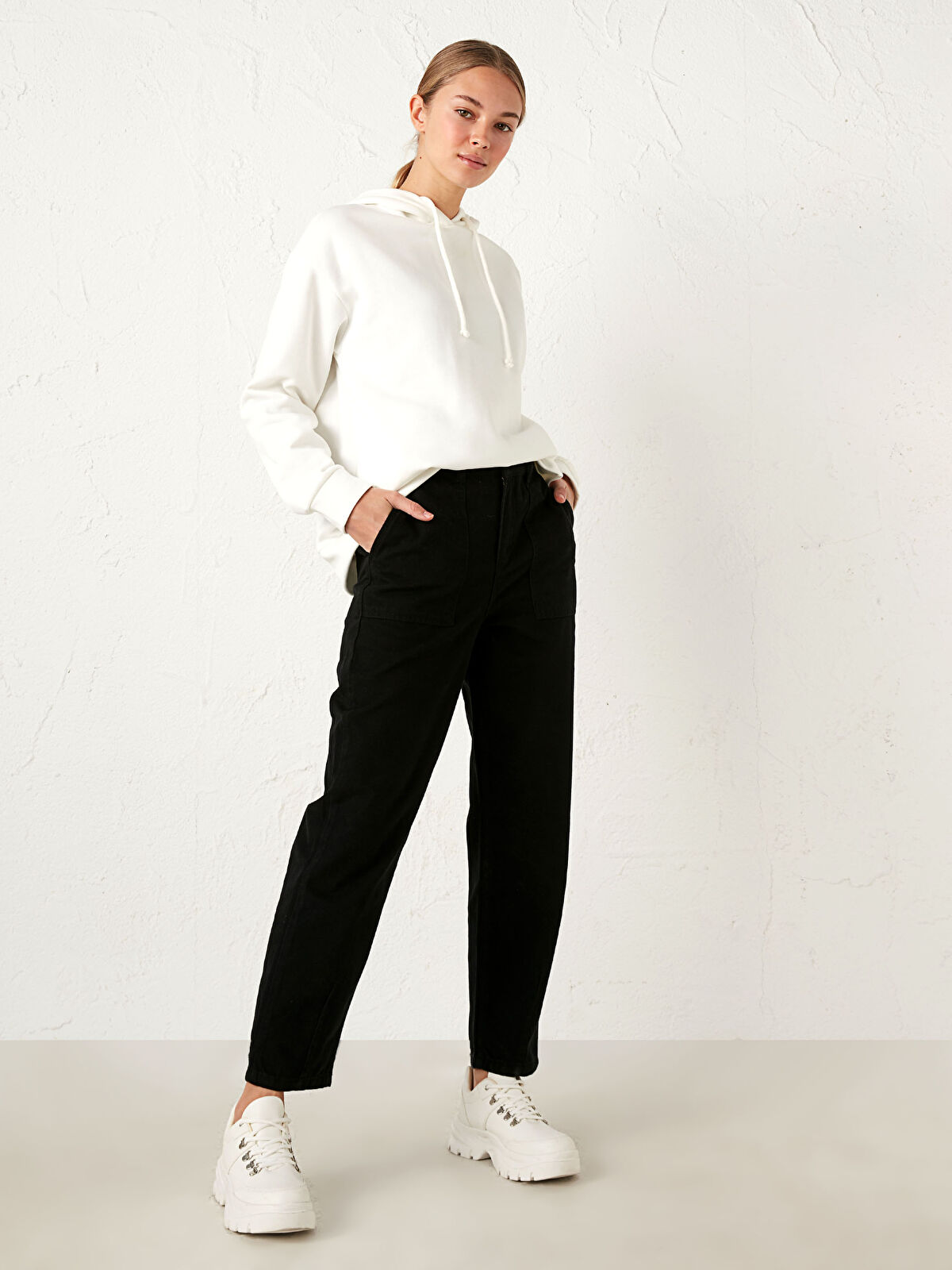 Bilek Boy Gabardin Harem Pantolon