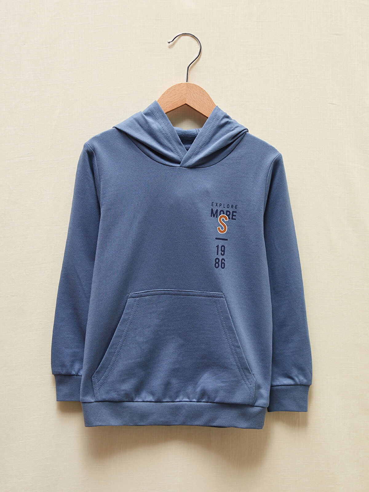 LCW GREEN Erkek Çocuk Kapüşonlu Sweatshirt
