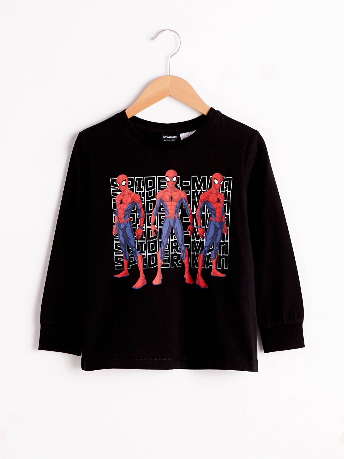 Erkek Çocuk Spiderman Baskılı Pamuklu Tişört