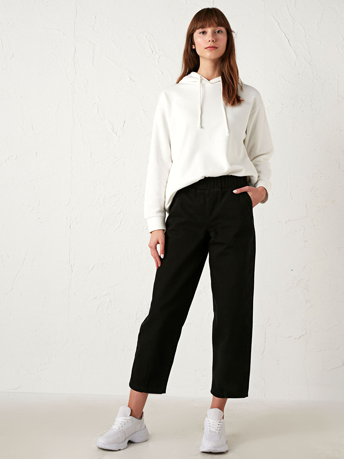 Bilek Boy Gabardin Harem Pantolon