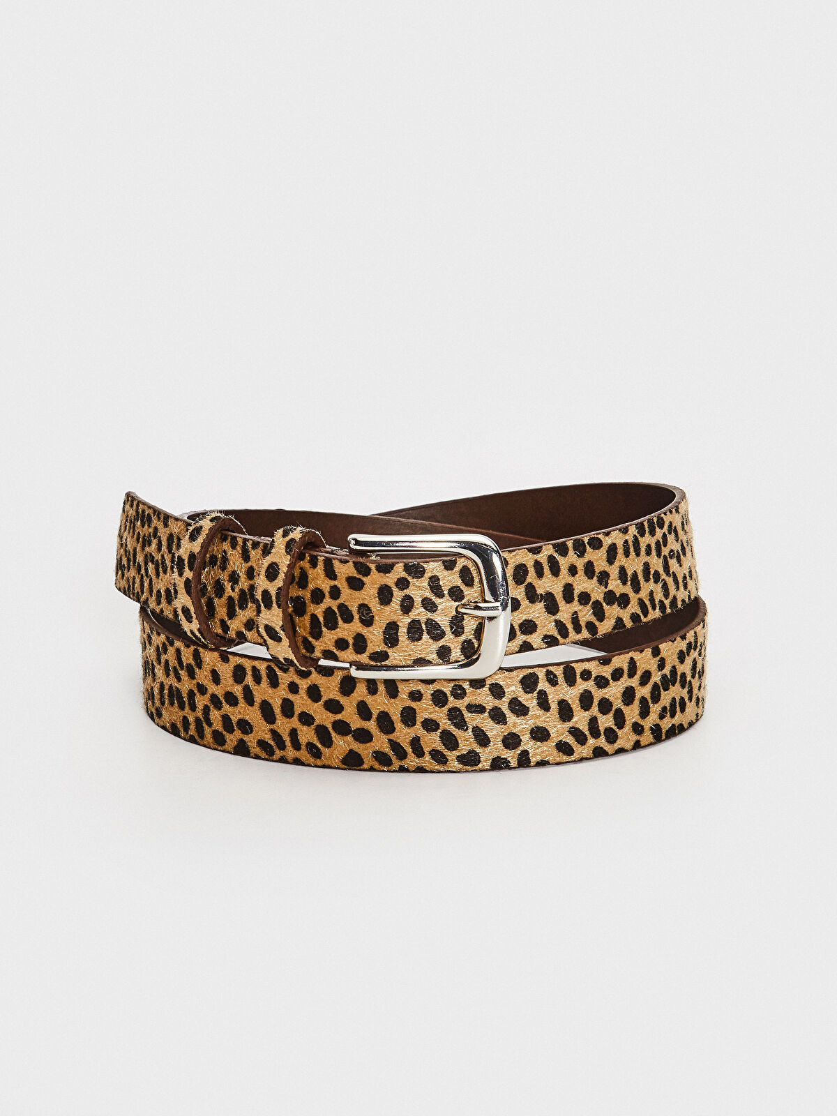 Kadın Leopar Desenli Kemer