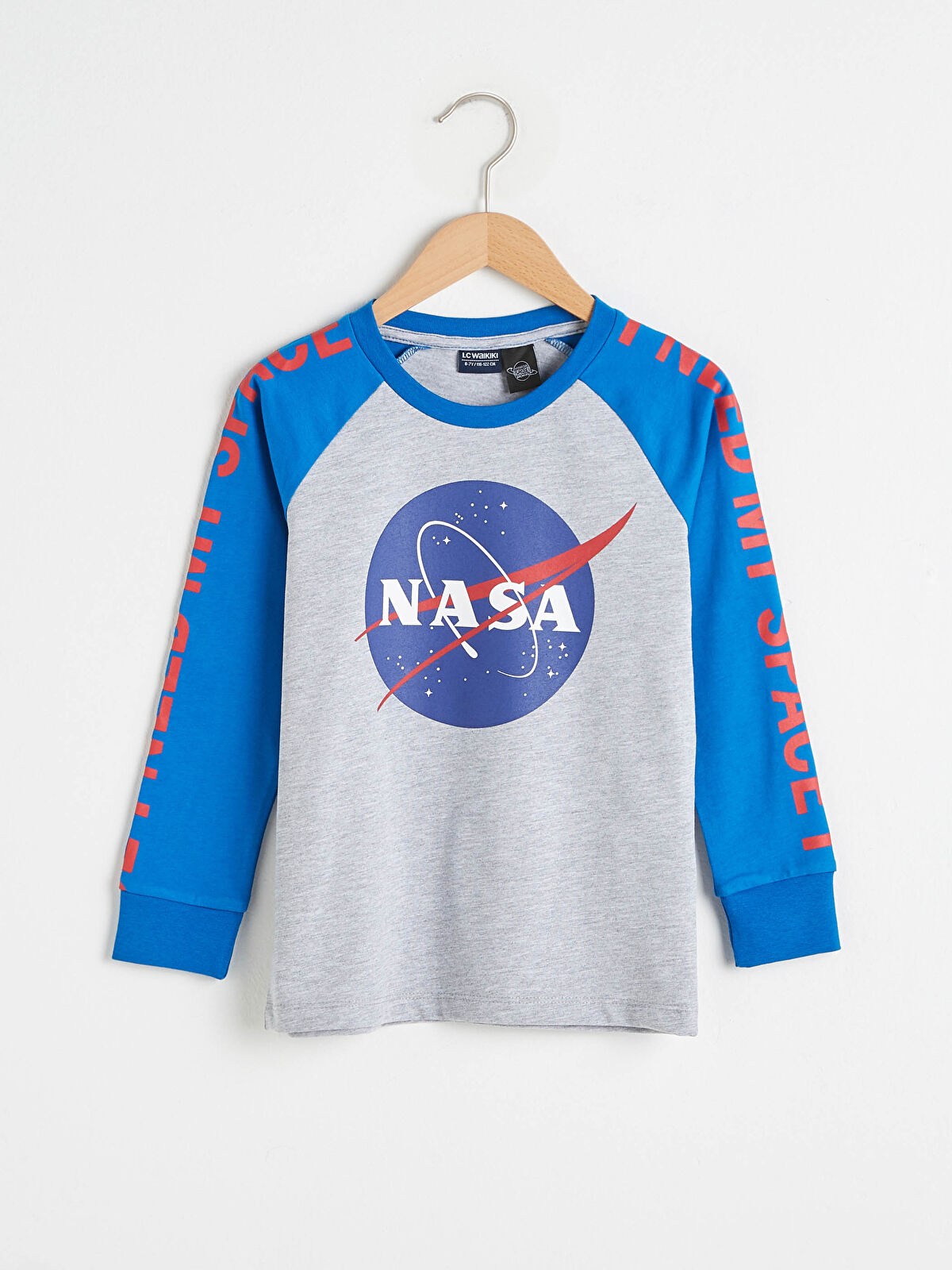 Erkek Çocuk Nasa Baskılı Tişört