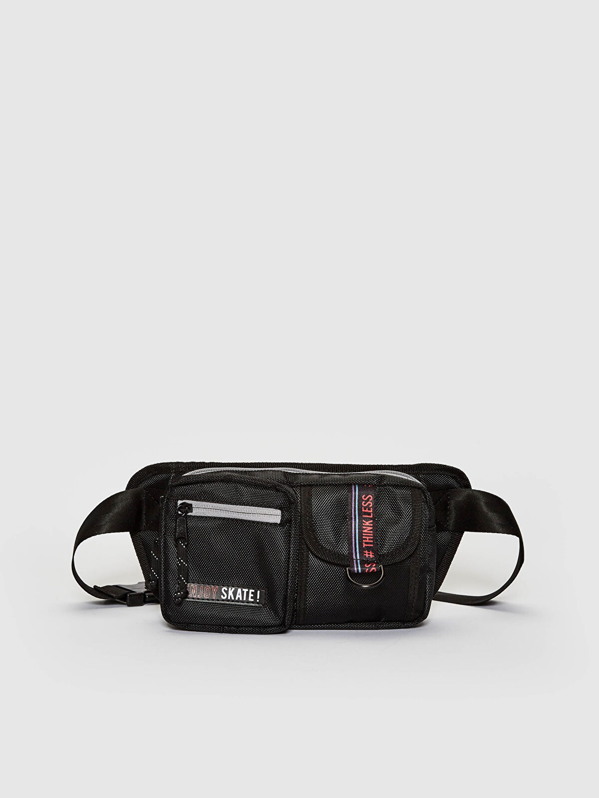 Erkek Çocuk Etiket Basklı Bel Çantası