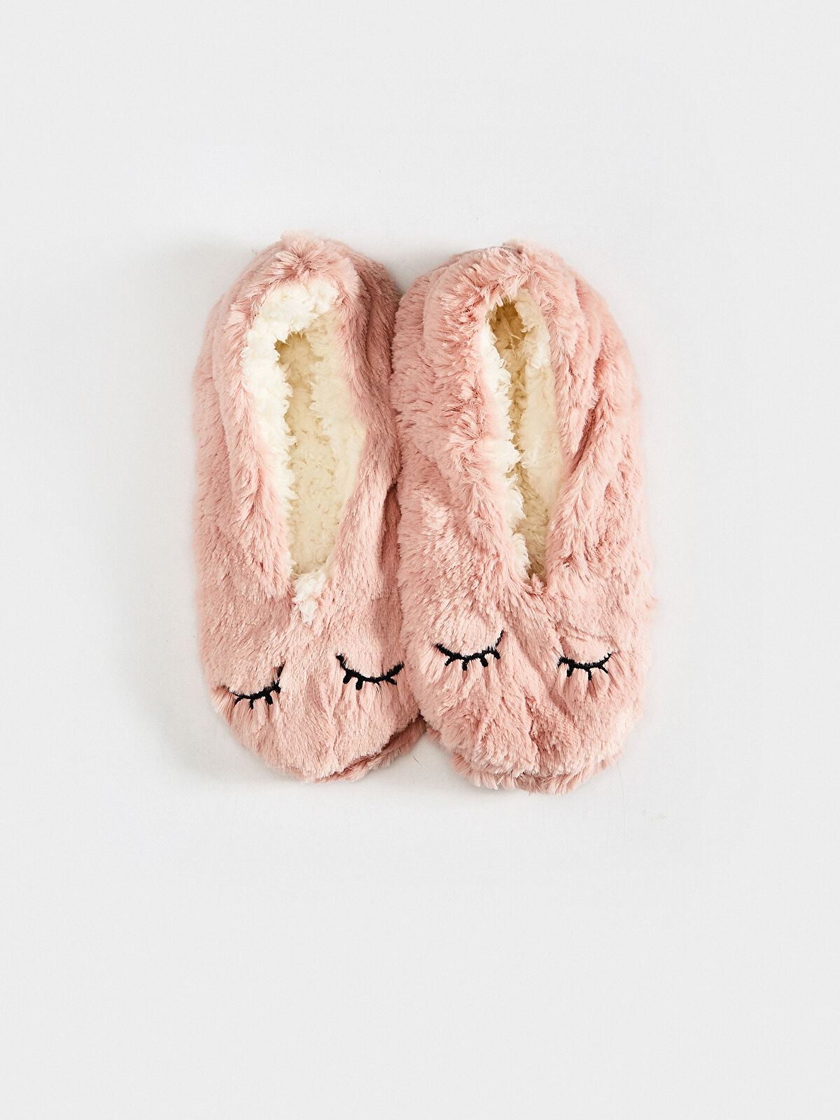 Nakışlı Pelüş Ev Çorabı