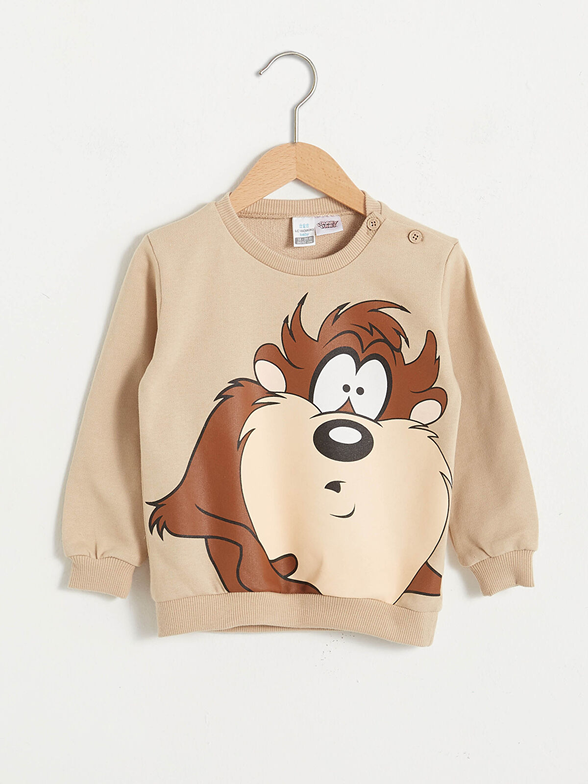 Erkek Bebek Tazmanya Canavarı Baskılı Sweatshirt Erkek Bebek Tazmanya Canavarı Baskılı Sweatshirt