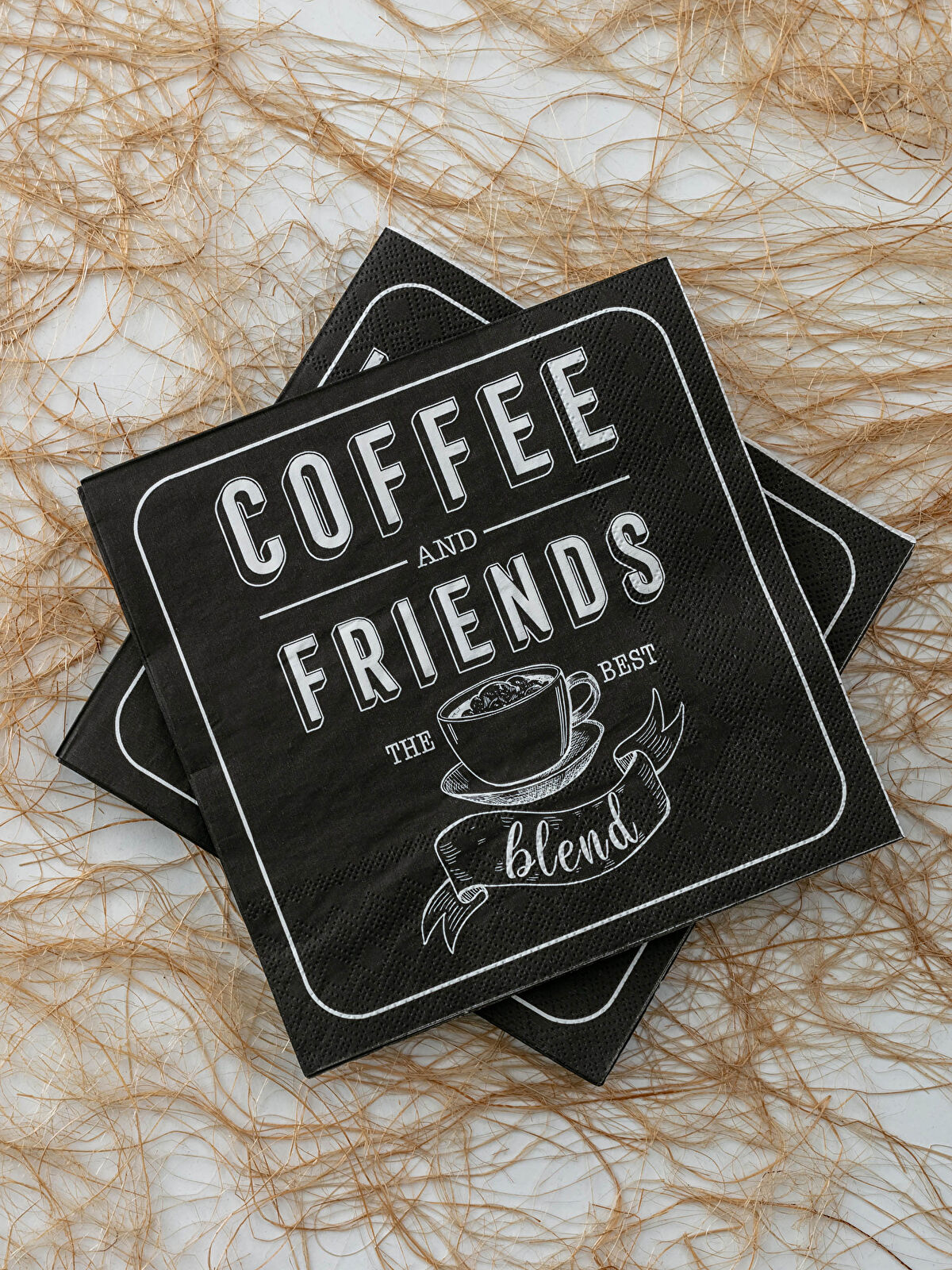 Slogan Baskılı Kağıt Peçete 20'li 33x33 Cm