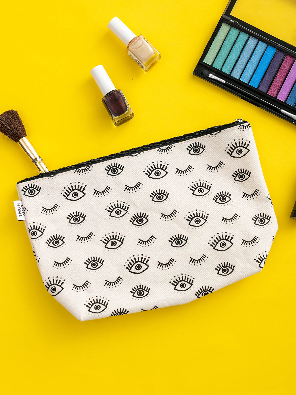 Baskılı Makyaj Çantası