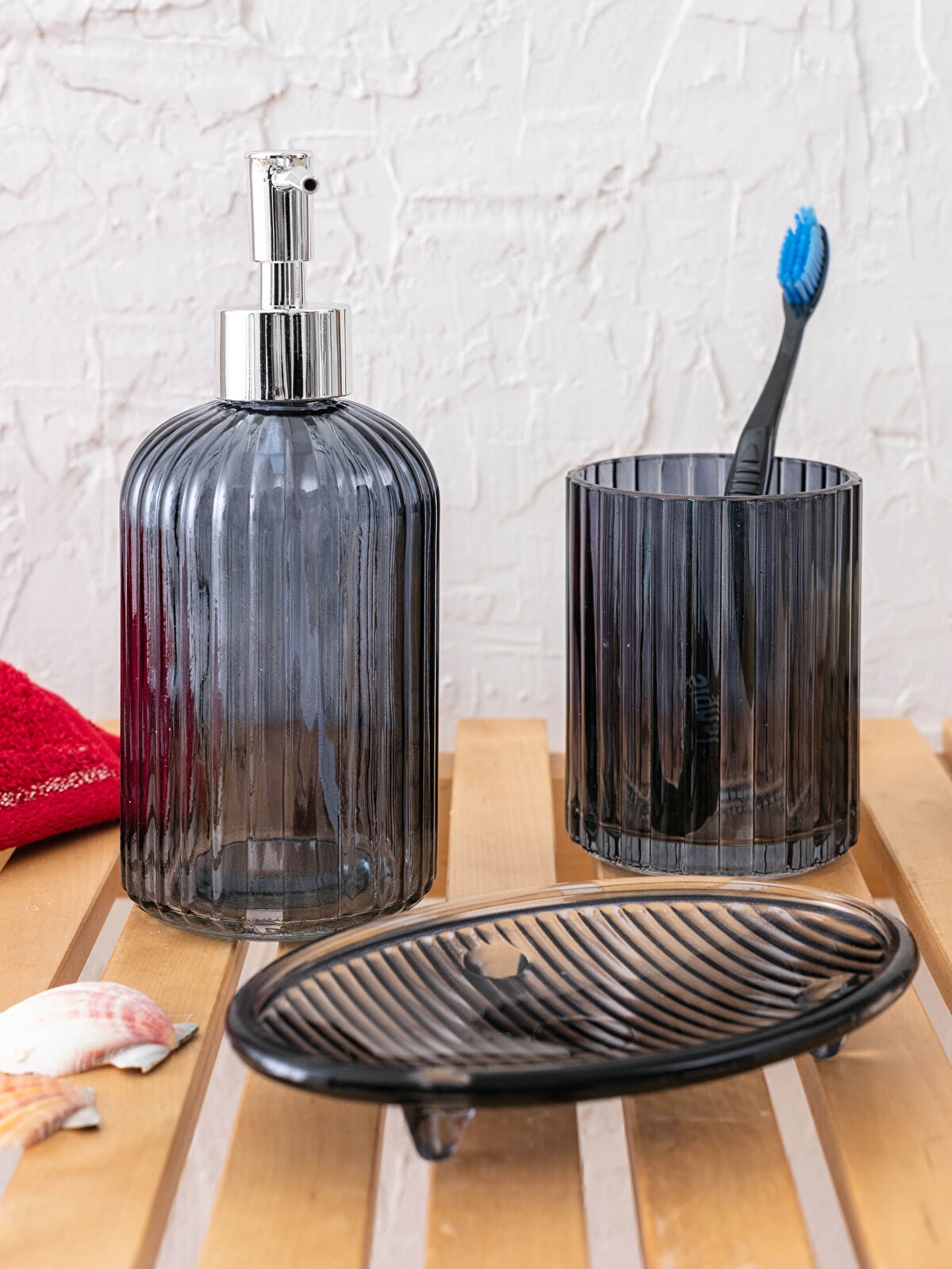 Cam Banyo Seti 3'lü