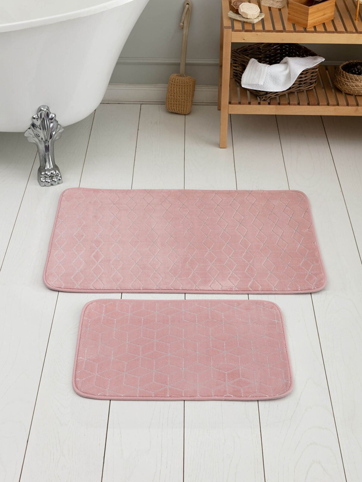 Desenli Banyo Paspası 2'li