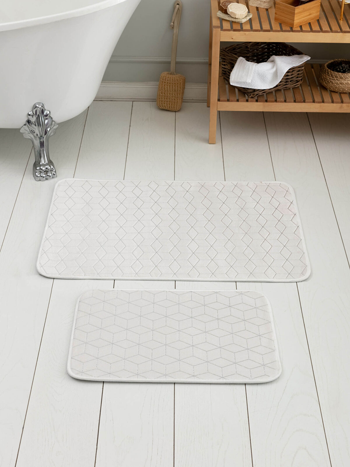 Desenli Banyo Paspası 2'li