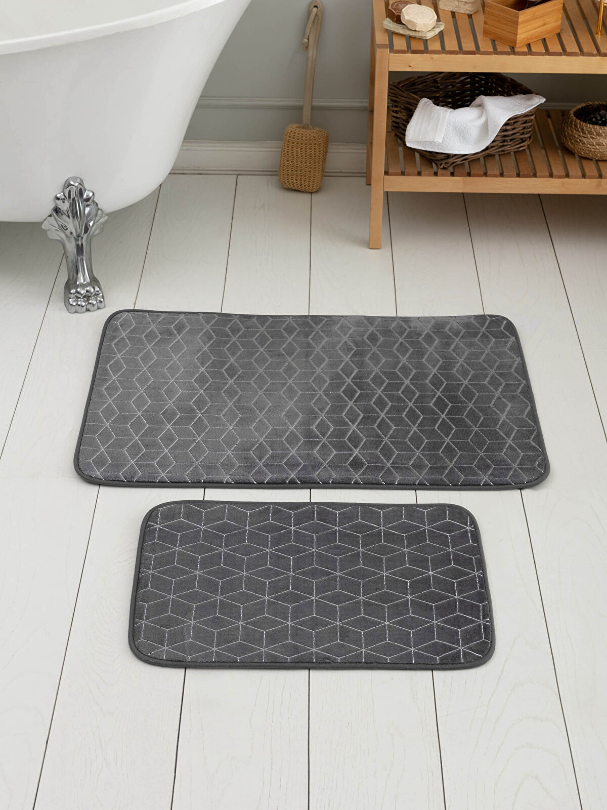 Desenli Banyo Paspası 2'li
