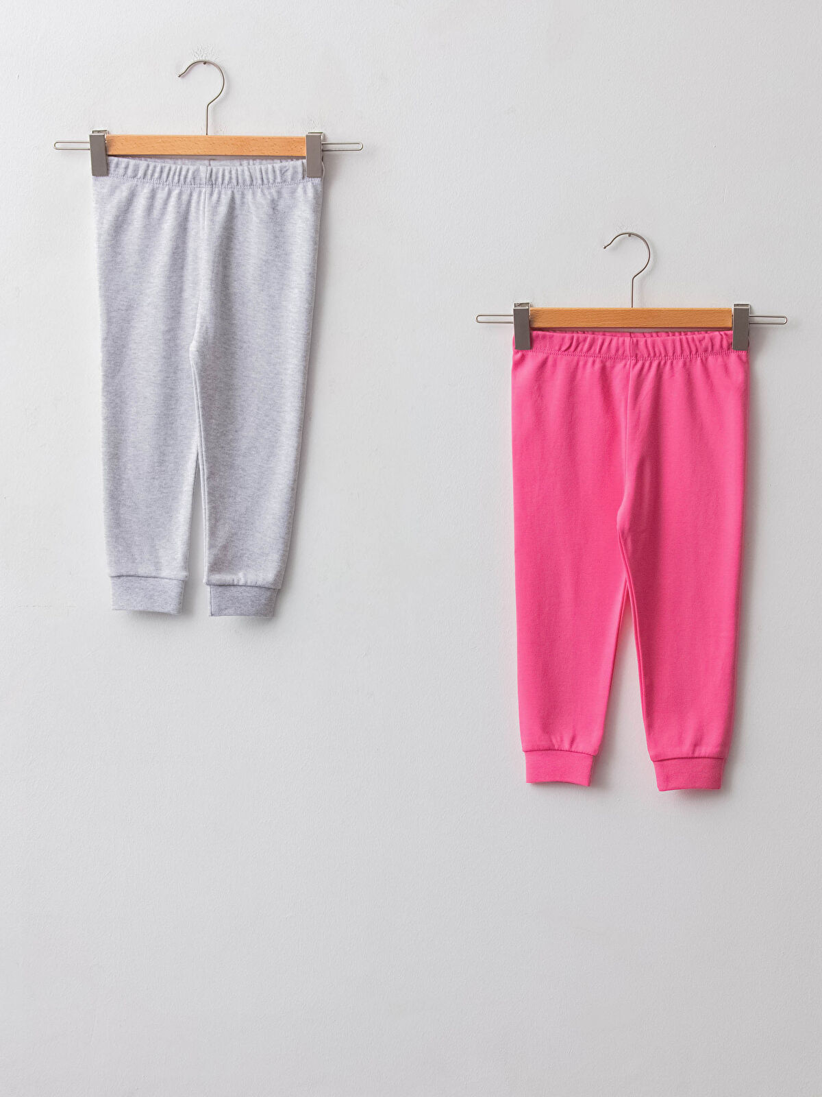 Beli Lastikli Basic Kız Bebek Pijama Alt 2'li