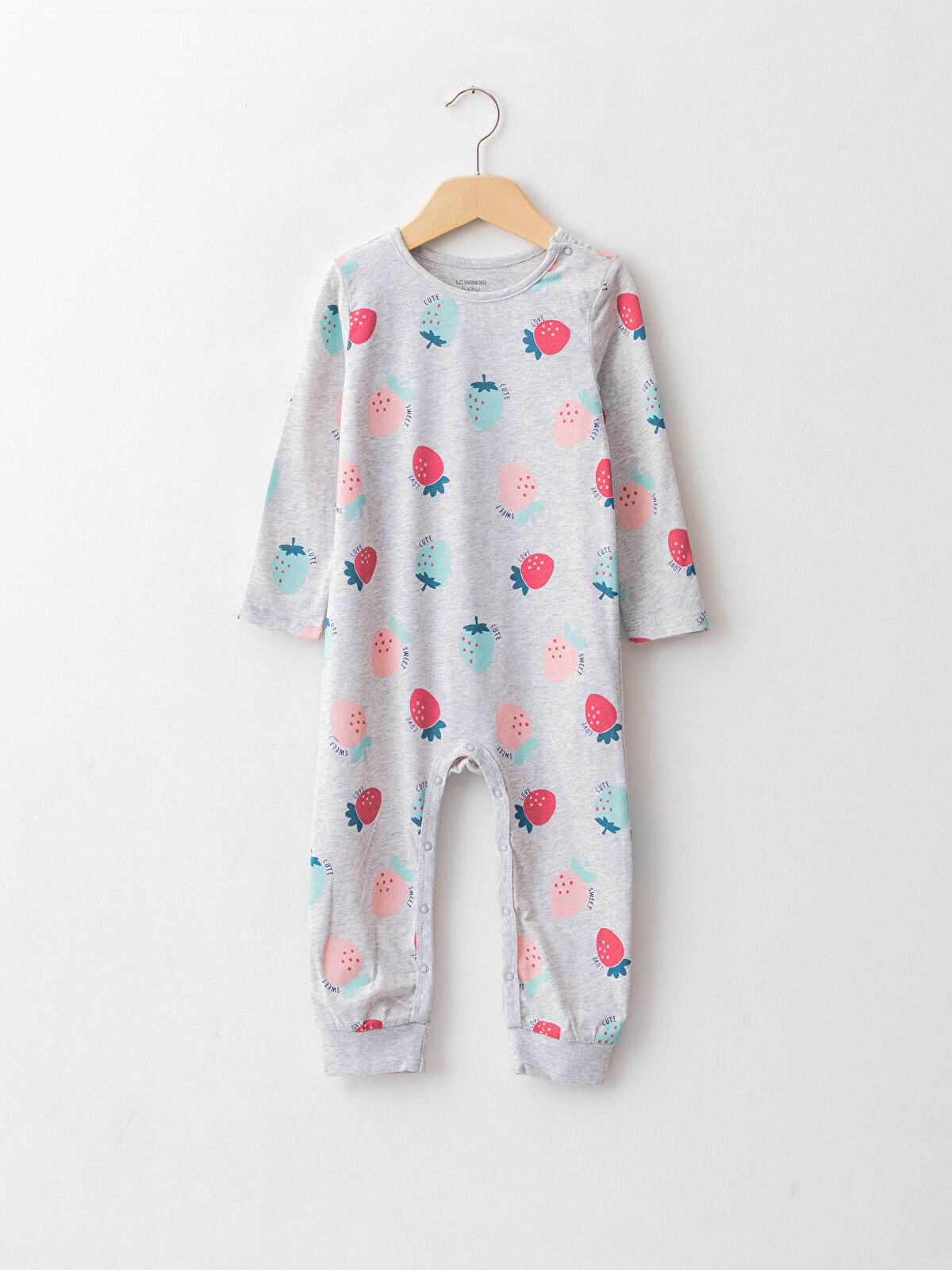 Bibaby Bisiklet Yaka Uzun Kollu Baskılı Pamuklu Kız Bebek Tulum Bibaby Bisiklet Yaka Uzun Kollu Baskılı Pamuklu Kız Bebek Tulum