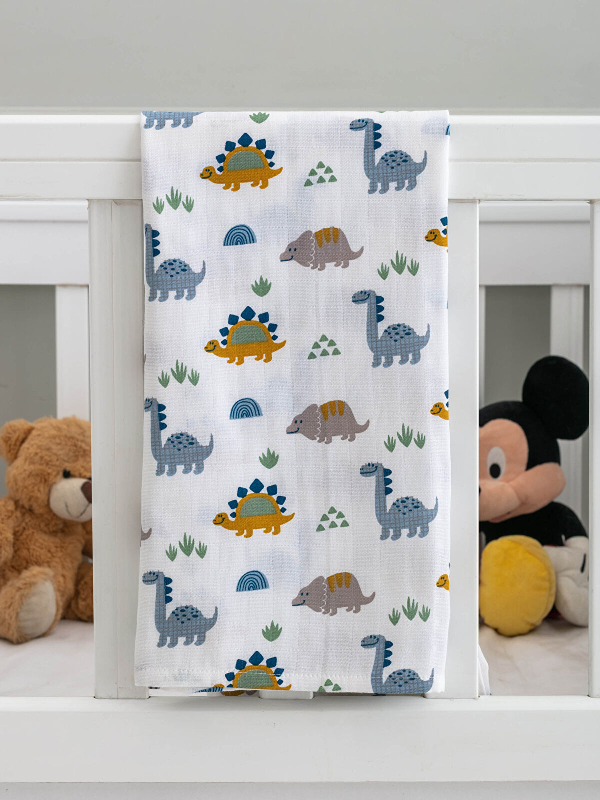 Baskılı Pamuklu Unisex Bebek Müslin Battaniye Baskılı Pamuklu Unisex Bebek Müslin Battaniye