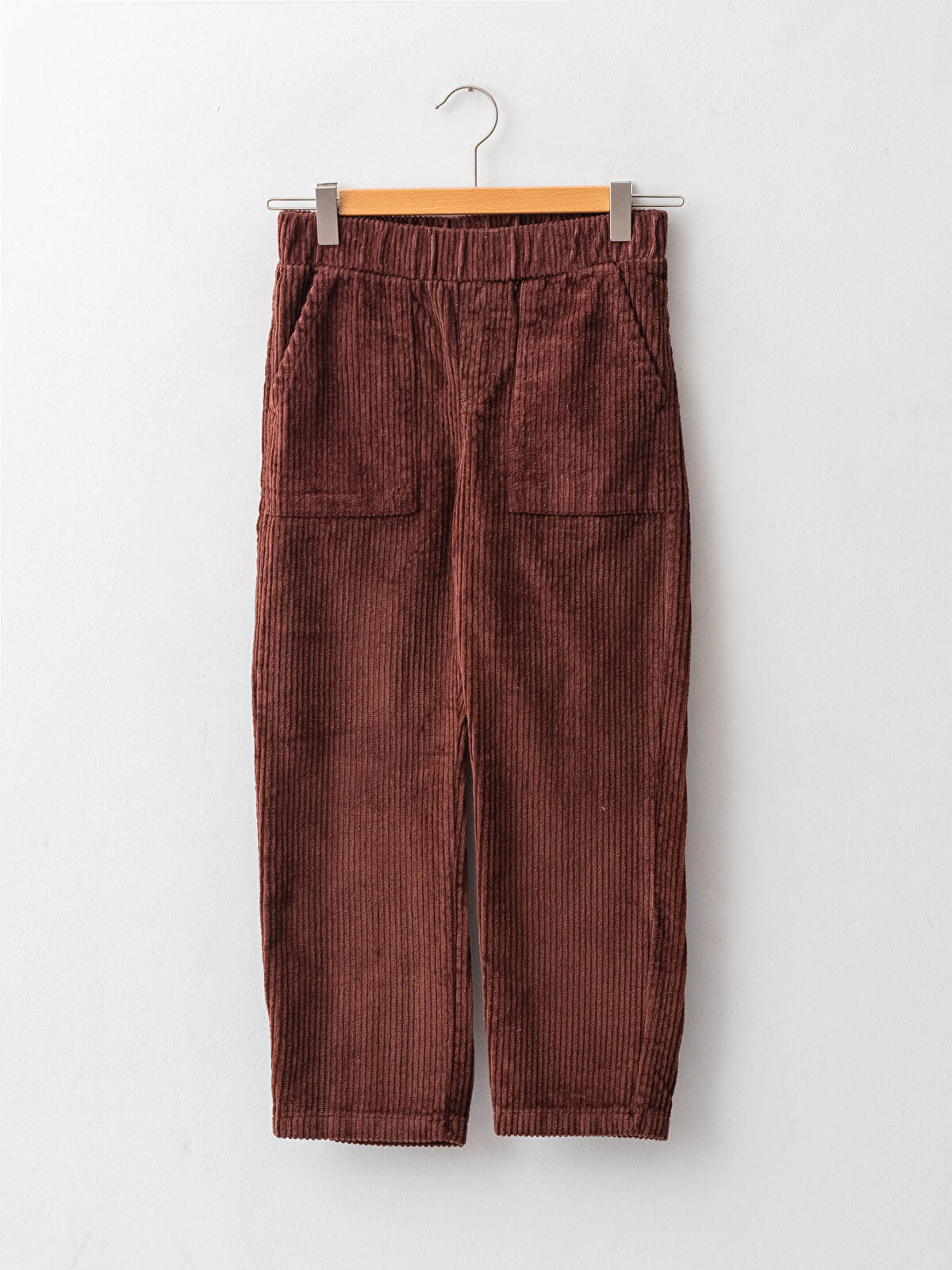 Beli Lastikli Basic Kadife Erkek Çocuk Pantolon