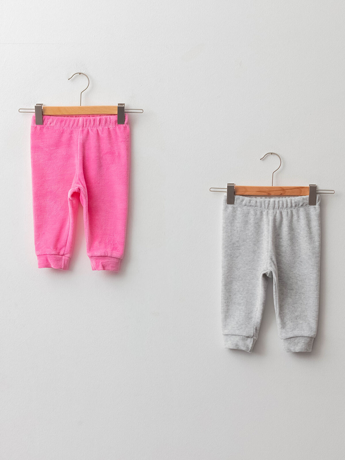 Beli Lastikli Basic Kız Bebek Pijama Takımı 2'li