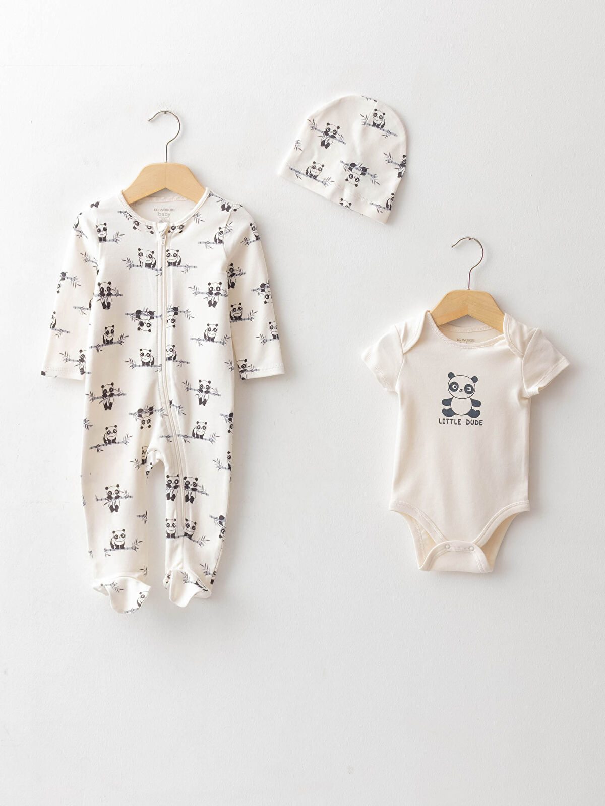 Baskılı Pamuklu Erkek Bebek Hastane Çıkış Seti