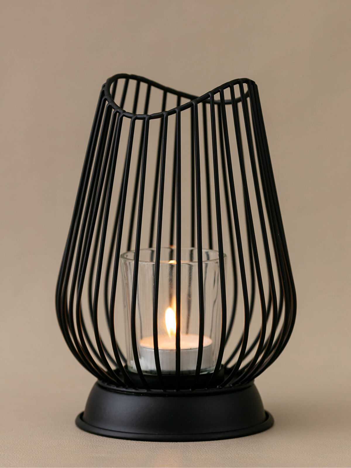 Metal Dekoratif Mumluk 12x12x17 Cm