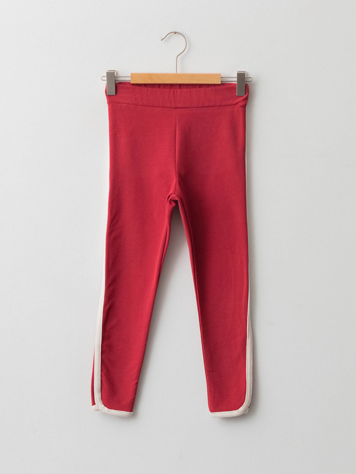 Beli Lastikli Basic Pamuklu Kız Çocuk Bilek Boy Tayt