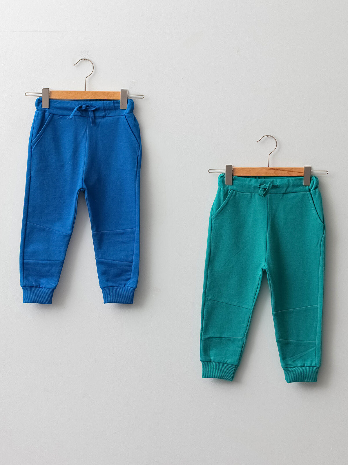 Beli Lastikli Basic Pamuklu Erkek Bebek Jogger Eşofman Alt 2'li Beli Lastikli Basic Pamuklu Erkek Bebek Jogger Eşofman Alt 2'li