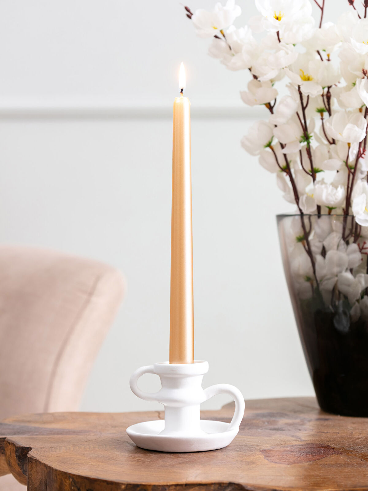 Dekoratif Seramik Mumluk 9x9x5 Cm