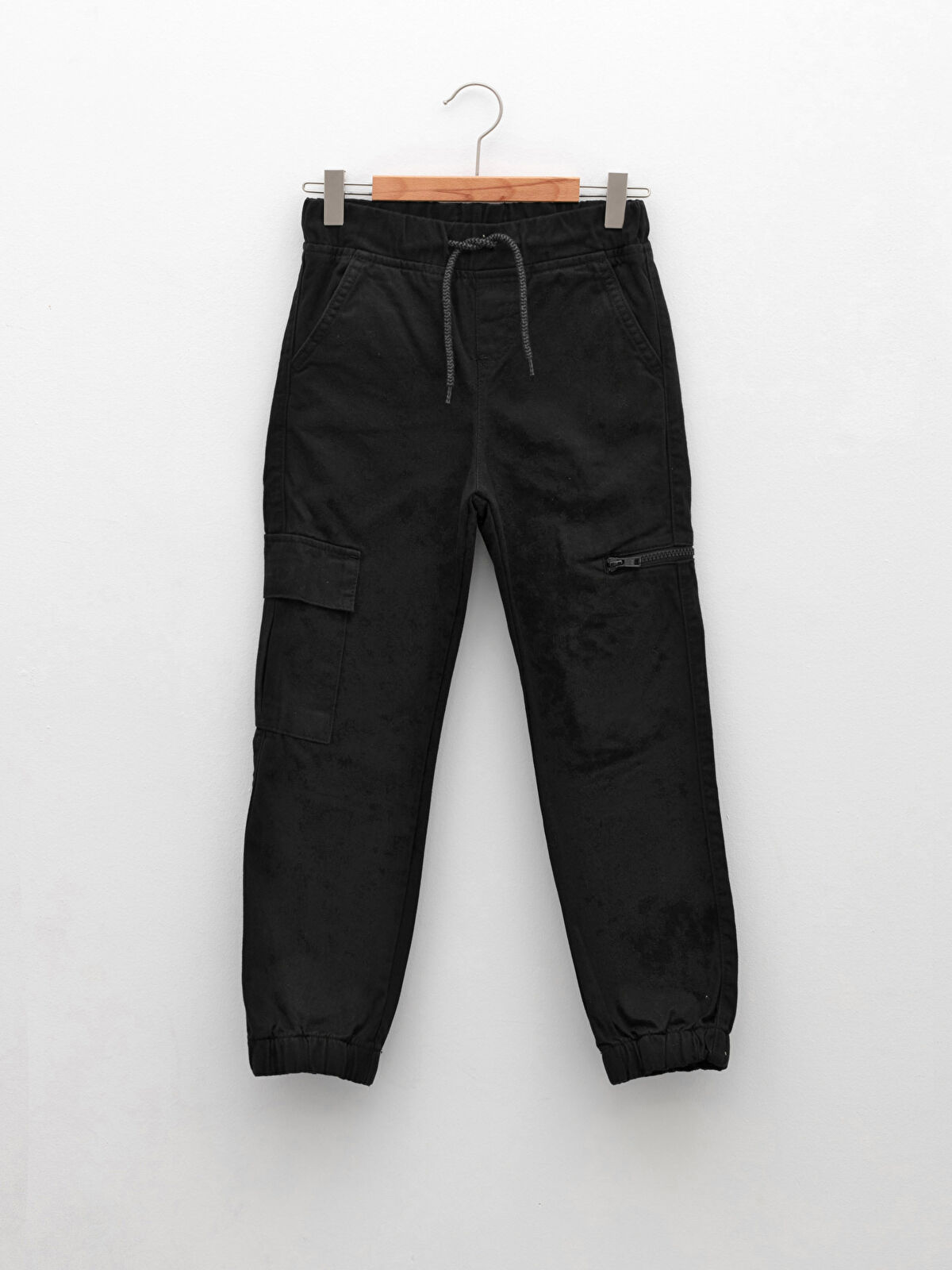 Beli Lastikli Basic Gabardin Erkek Çocuk Kargo Pantolon